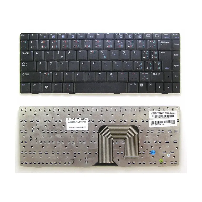 česká klávesnice Asus F6 F9 U3 U6 černá CZ - Cvikov - Bazar - Sbazar.cz