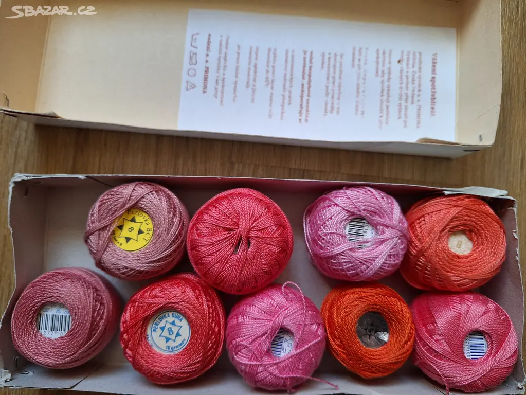 Perlovka - příze na vyšívání - Rumburk - Bazar - Sbazar.cz