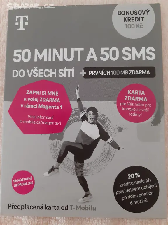 Nový kredit + nové mobilní číslo - Praha 6 - Bazar - Sbazar.cz
