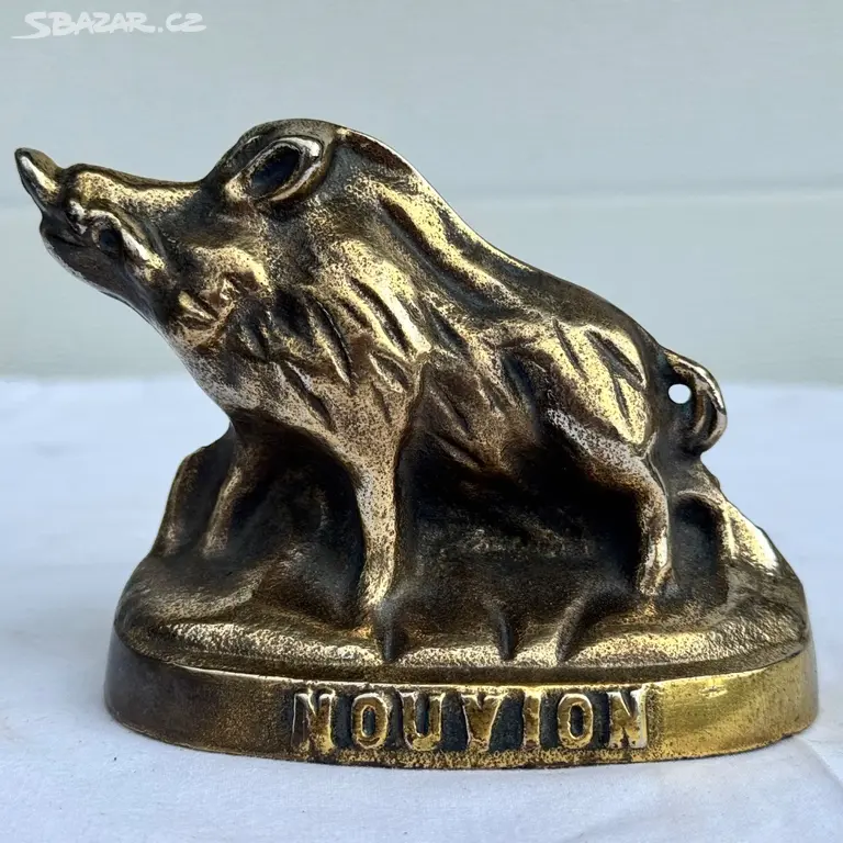 A Bronzové těžítko divočák divoké prase 1,2kg!! - Třemošná - Bazar ...