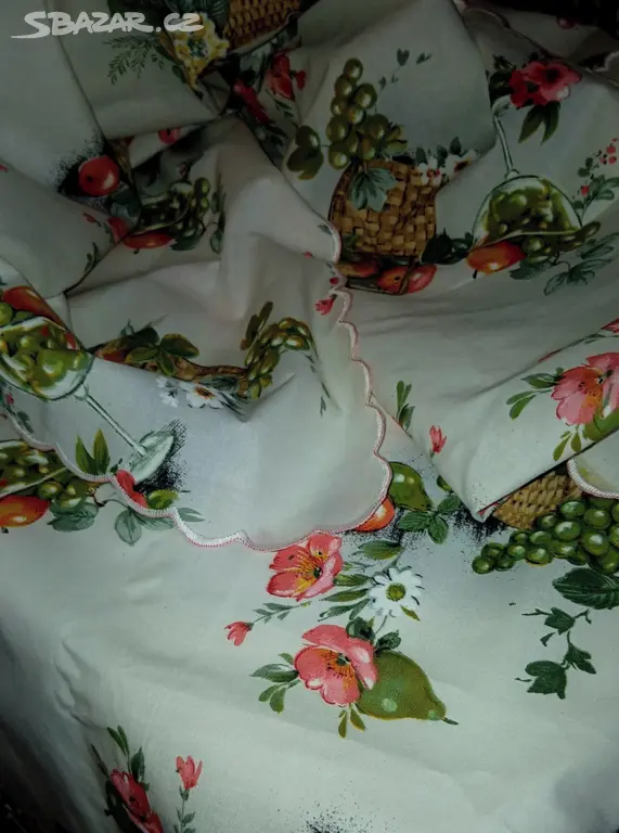 Ubrus, kuchyňská souprava ubrusu s 6 prostírkami - Hostinné - Bazar ...