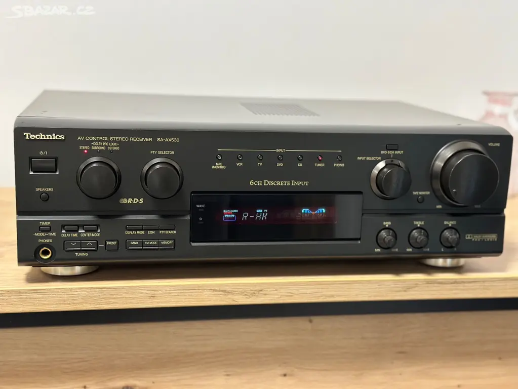 TECHNICS SA-AX530 VÝBORNÝ AV STEREO RECEIVER S RDS - Broumov - Bazar - Sbazar.cz
