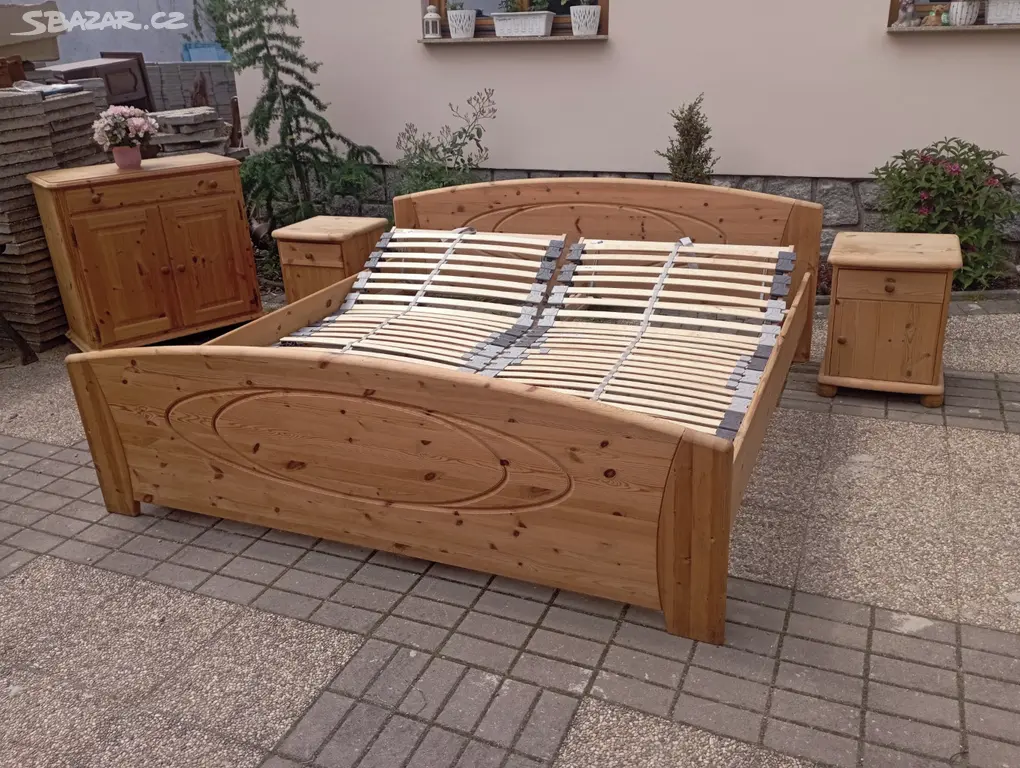 Masivní rustikální ložnice - Třebíč - Bazar - Sbazar.cz