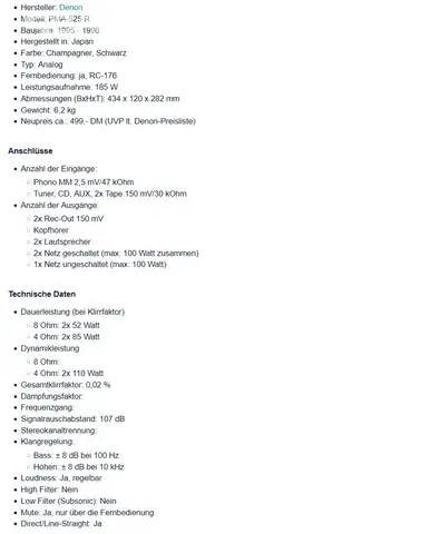 DENON PMA-525 Stereo Integrated Amplifier/Phono IN - Praha, Čimice - Bazar - Sbazar.cz