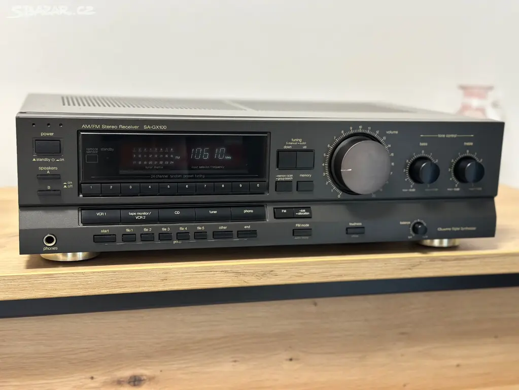 TECHNICS SA-GX100 LEVNÝ STEREO RECEIVER !! - Broumov - Bazar - Sbazar.cz