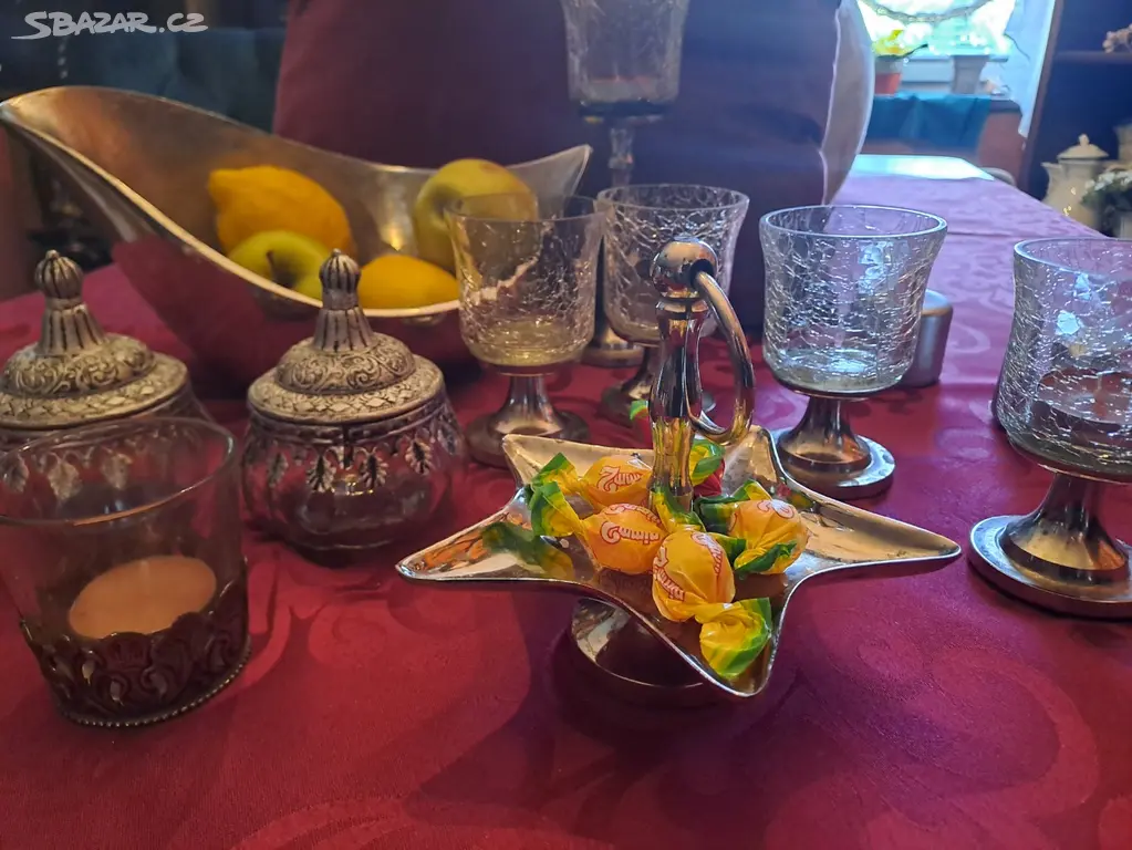 Svicny, dozicky,misa stribrny design - Opava - Bazar - Sbazar.cz