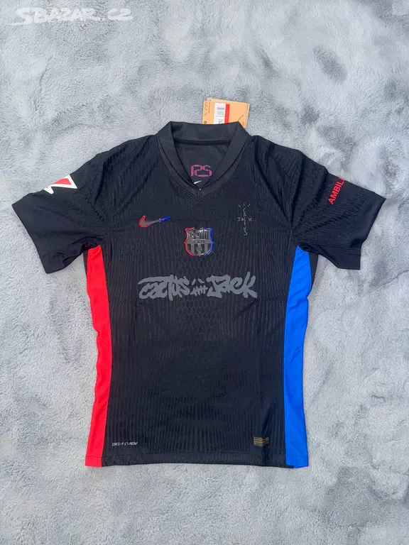 FCB Away Jersey El Clásico Edition x Cactus Jack - Brno - Bazar - Sbazar.cz