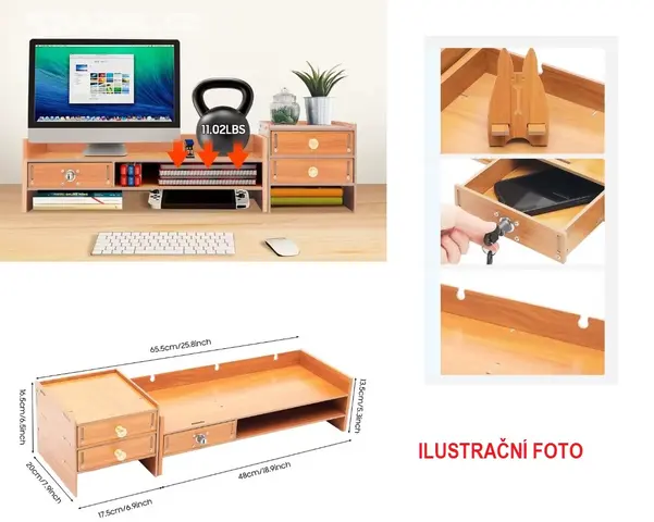 Podstavec pod monitor, organizér, stojánek na tel. - Liberec - Bazar ...