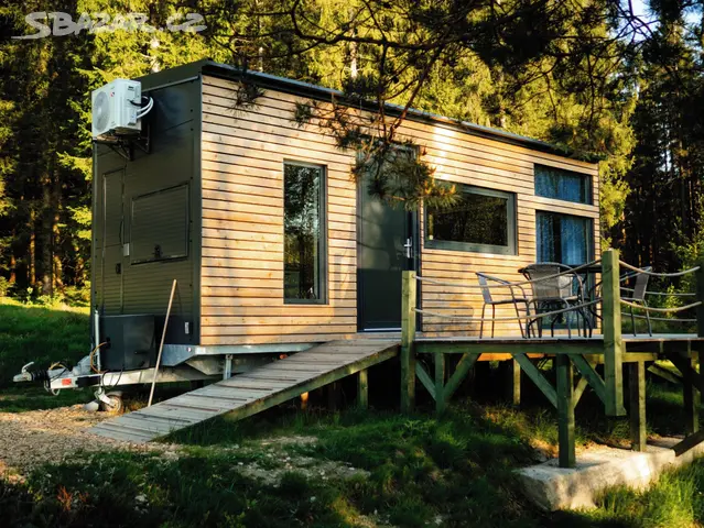 Prémiový Tiny housa Woodka | moderní maringotka - Doubravice - Bazar ...