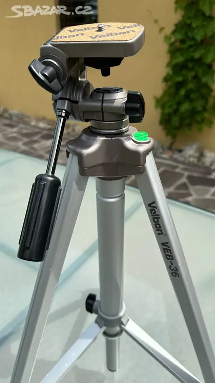 stativ VELBON VEB-36 třínohý, 3D hlava, kovový AL - Praha - Bazar ...