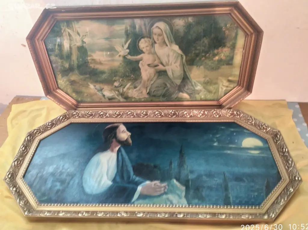 Nabízím svaté obrazy ve větších zdobných rámech - Uherský Brod - Bazar ...