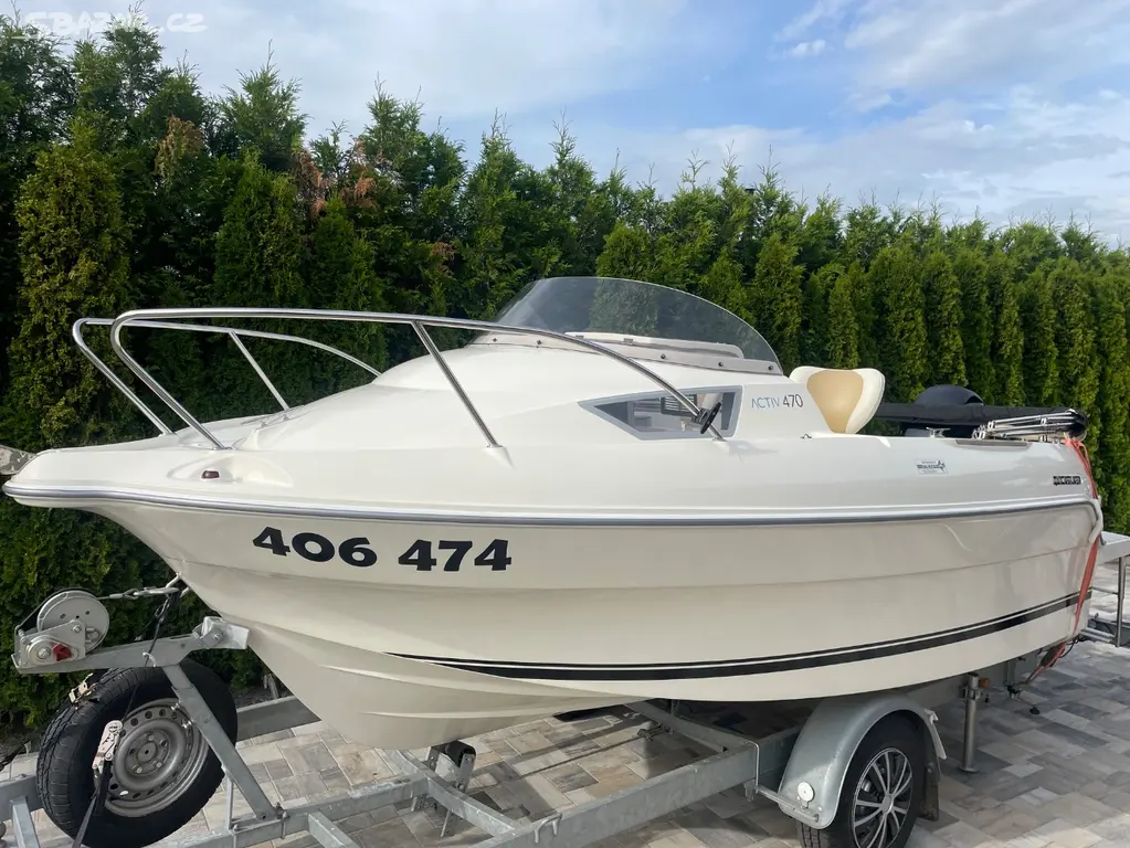Quicksilver activ cabin 470, motor Mercury 60PS - Beroun - Bazar ...