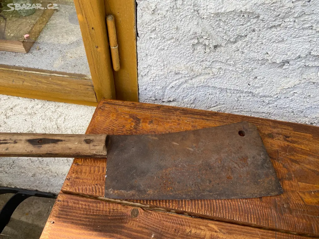 Stary sekacek, reznicky sekac na maso - Kutná Hora - Bazar - Sbazar.cz