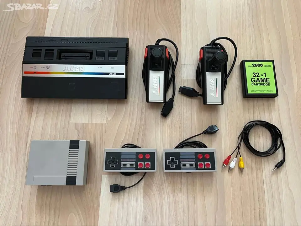 ATARI 2600 + NES clon mini konzole - Karlovy Vary - Bazar - Sbazar.cz