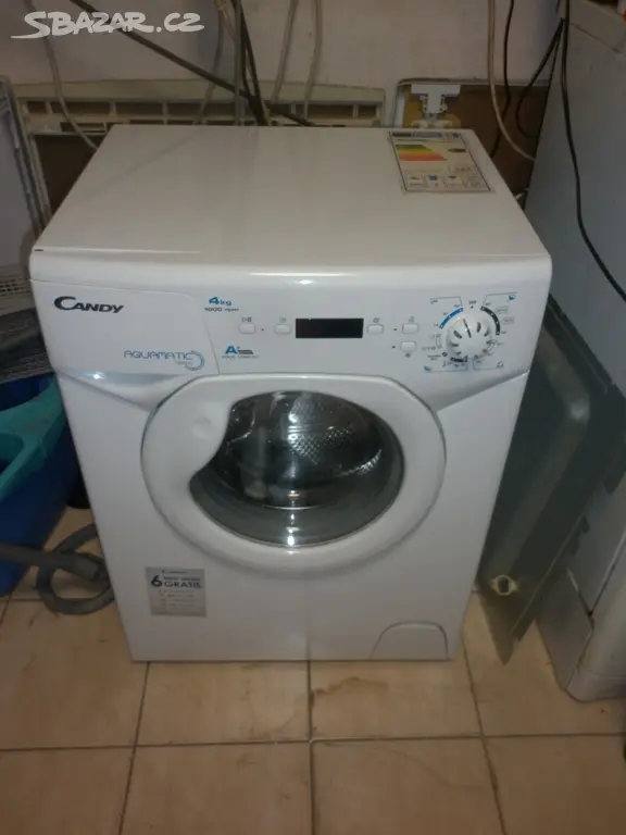 Mini pračka Candy Aqua1042D1 4Kg 1000ot A+ - Praha, Stodůlky - Bazar ...
