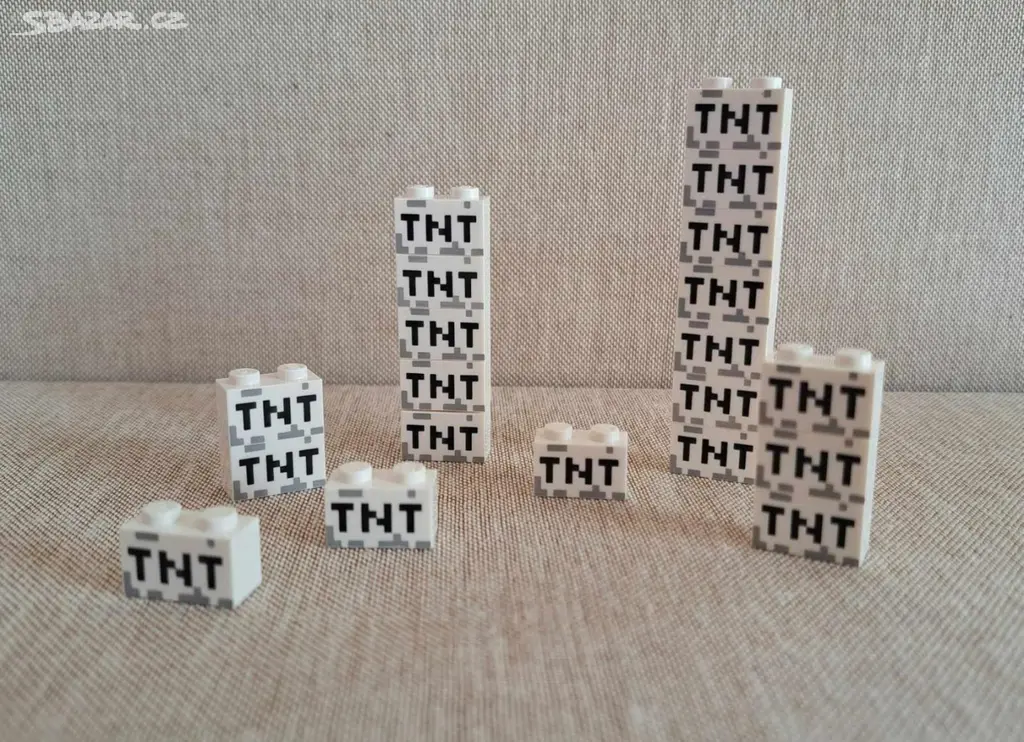 Lego Minecraft TNT (10ks-sada) - Dolní Břežany - Bazar - Sbazar.cz