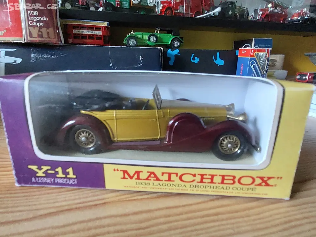 Matchbox yesteryear Y11 LAGONDA MAROON VZÁCNÁ - Praha, Chodov - Bazar ...