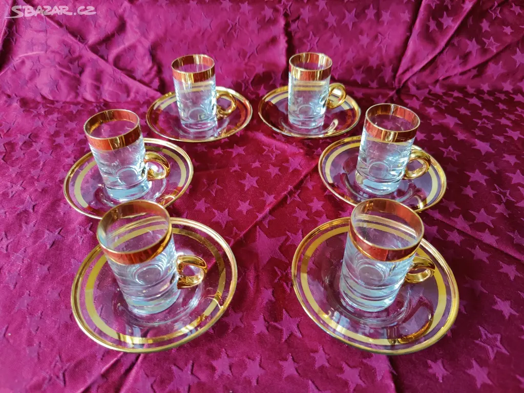 Bohemia Glass - mocca skleničky piccolo - Rýmařov - Bazar - Sbazar.cz