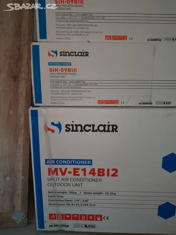 klimatizací Sinclair - Praha - Bazar - Sbazar.cz