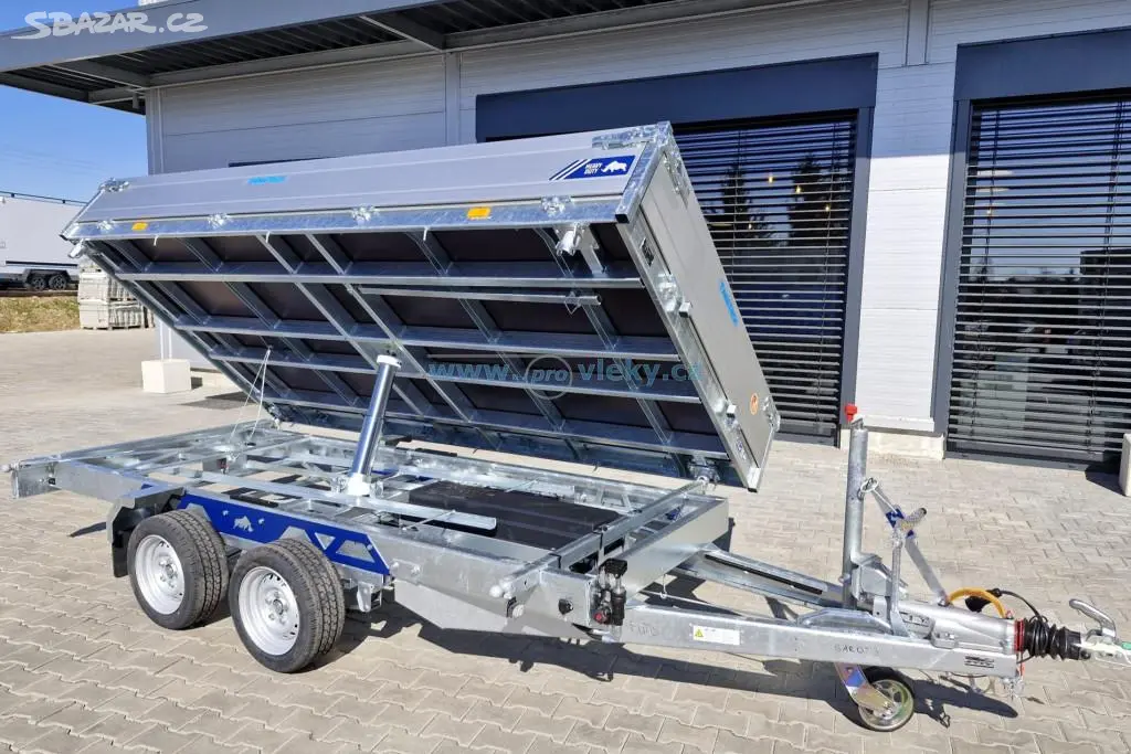 Přívěs Saris 3-str. sklápěč 3,5t hydr.listová pera - Kutná Hora - Bazar ...