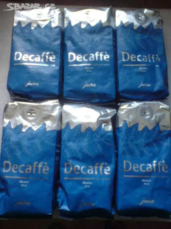 zrnková káva bez kofeinu Jura Decaffé Mexico 250gr - Úvaly - Bazar - Sbazar.cz
