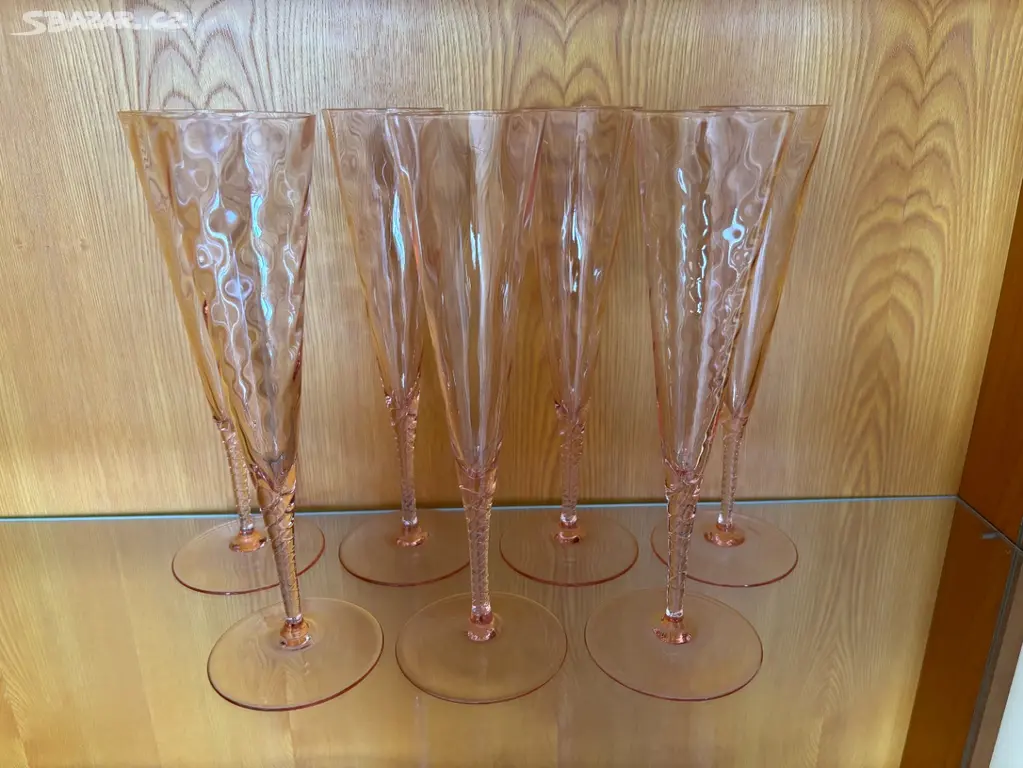 Sklenice na sampanske - Praha, Malešice - Bazar - Sbazar.cz