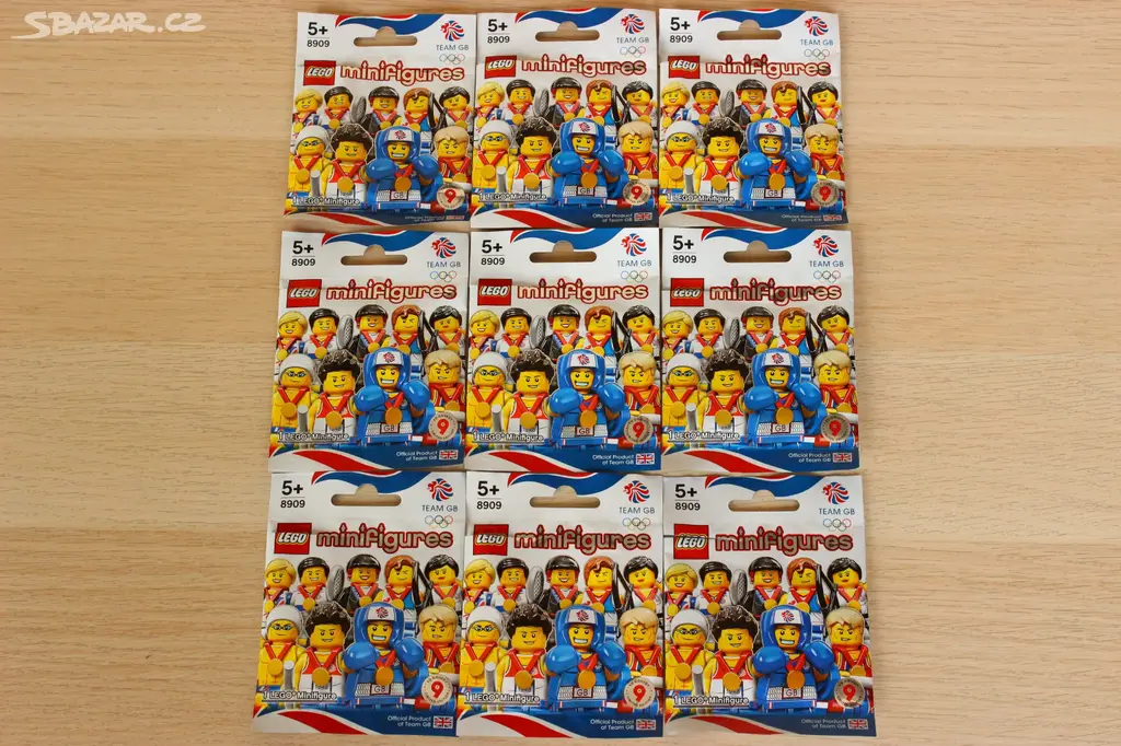 LEGO 8909 minifigurky Team GB - kompletní série - Jihlava - Bazar ...