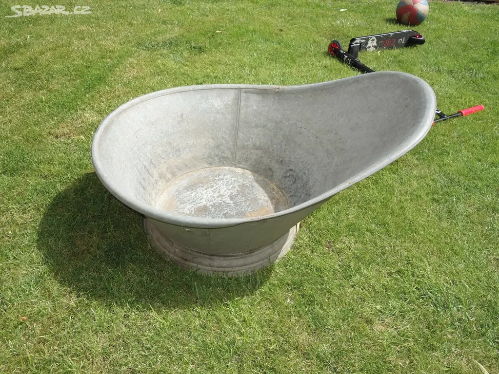 Stará sedací vana pozinkovaná, značená - Litomyšl - Bazar - Sbazar.cz