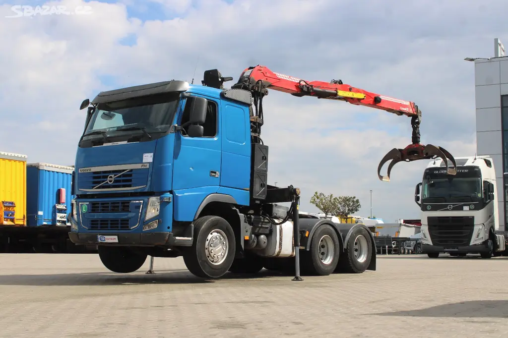 Volvo FHL 3C, EURO 5EEV, 6X4, RUKA CRANAB TZ12.2 - Strančice, Všechromy ...