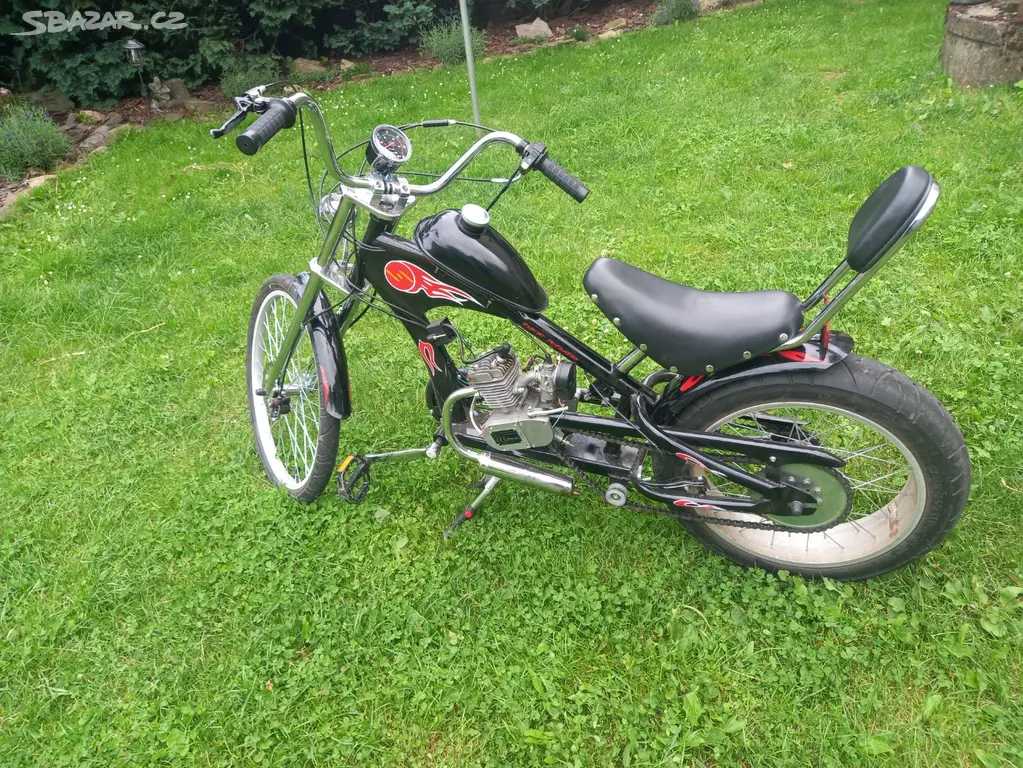 Motokolo Chopper black 49cc - Želetava - Bazar - Sbazar.cz