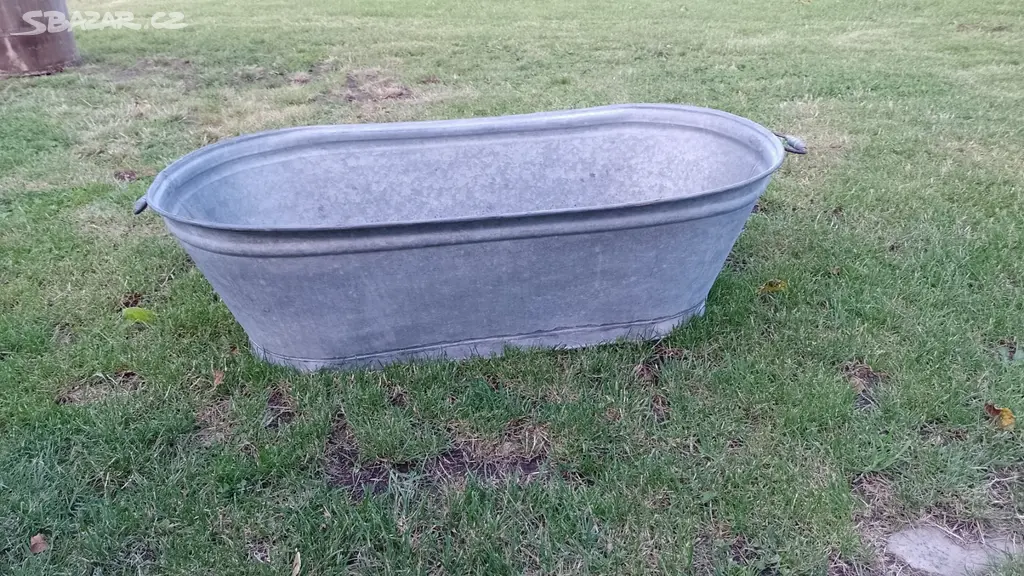 Stará plechová vana - Jenišovice, Štěnec - Bazar - Sbazar.cz