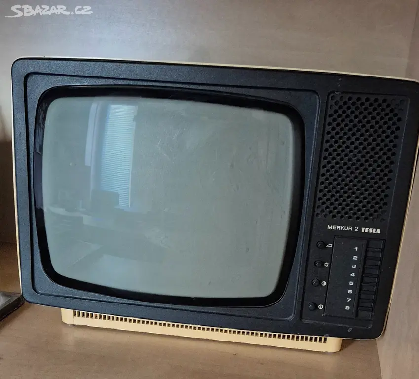 Retro TV Tesla Merkur - Brno, Žabovřesky - Bazar - Sbazar.cz