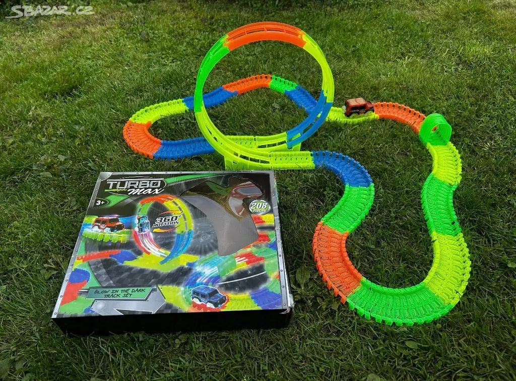 Dětská závodní drahá na autíčka Turbo Max - Česká Lípa - Bazar - Sbazar.cz