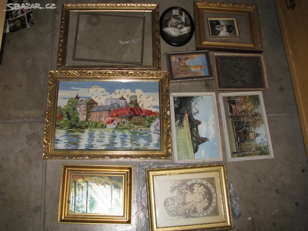 rámy na obrazy, obrazový rám, rám z obrazu - Zábřeh - Bazar - Sbazar.cz