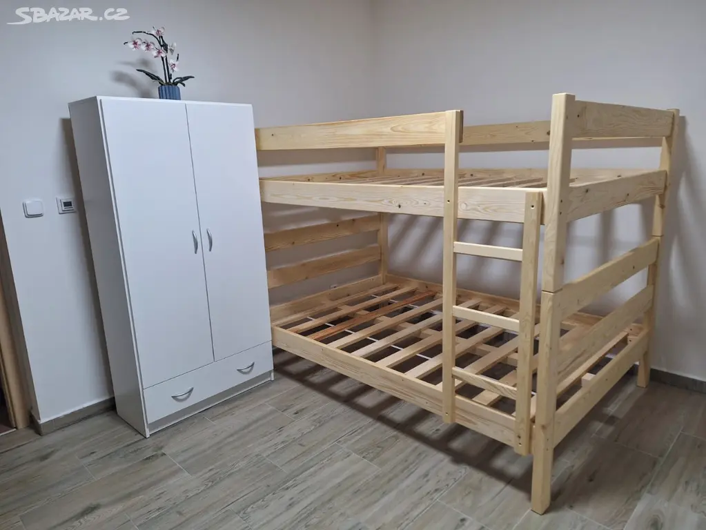 Nová extra silná palanda / patrová postel š. 140cm - Králův Dvůr ...