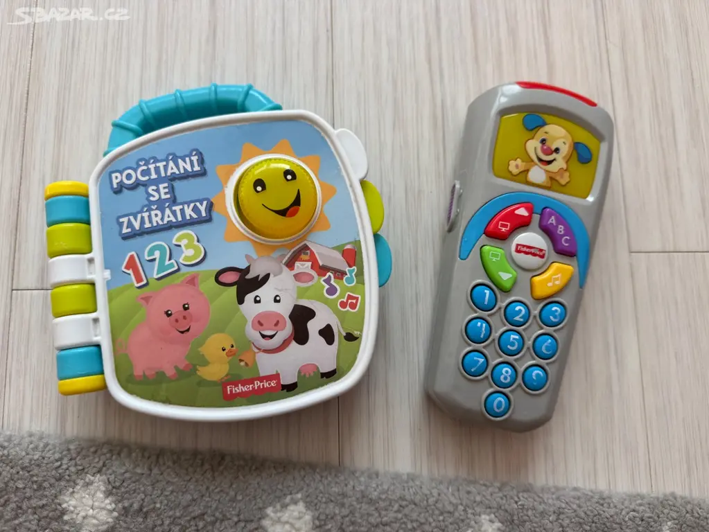 Fisher Price - pejskův ovladač a knížka Počítání - Brandýs nad Labem ...
