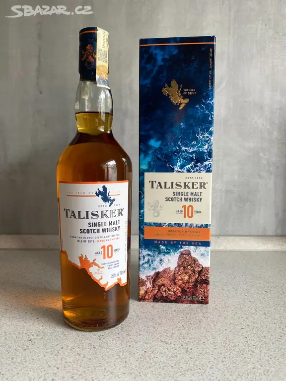 Talisker 10yo, 45,8% 0,7L single malt Whiskey - Praha - Bazar - Sbazar.cz