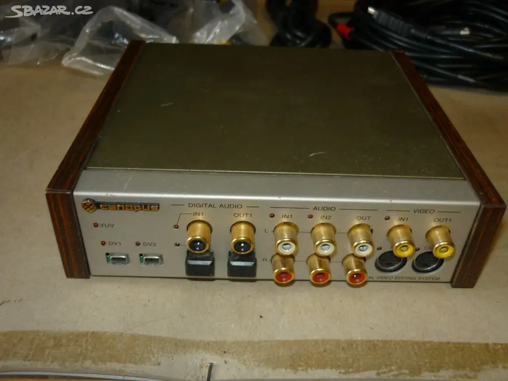 PŘEVADĚČ AUDIO-VIDEO CANOPUS DVREX-M1 BREAKOUT BOX - Praha-západ ...