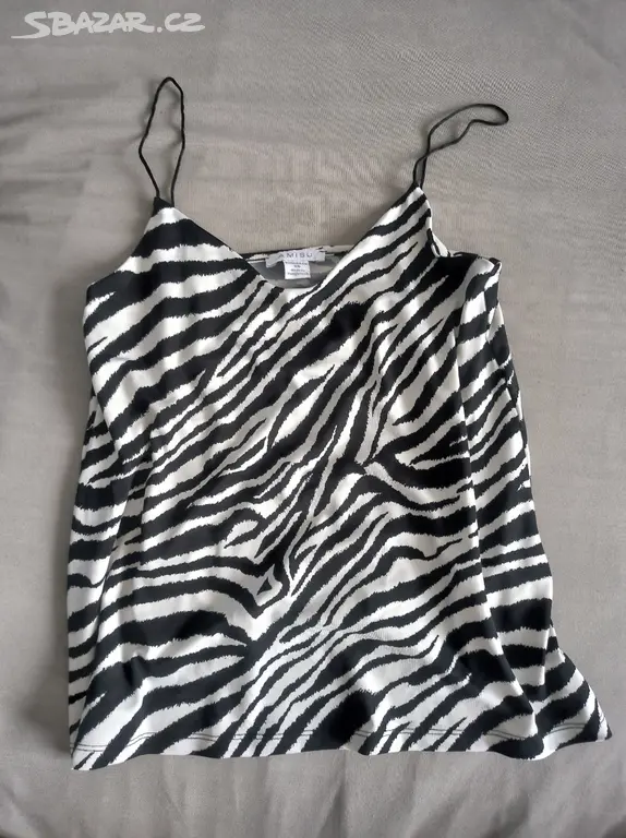Letní top/tílko, vzor zebra, vel. 34 (XS) - Litoměřice - Bazar - Sbazar.cz
