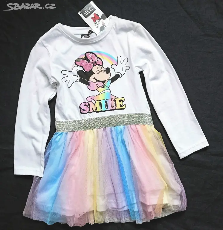 NOVÉ ŠATIČKY-MINNIE MOUSE, 3-4 roky, 104 cm. - Lázně Bělohrad - Bazar ...