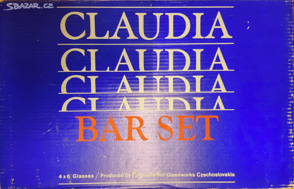 BAR SET CLAUDIA - BOHEMIA CRYSTAL - Přerov - Bazar - Sbazar.cz