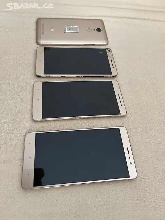Mobilni telefon Xiaomi Note 3 zlaty na ND - Žebrák - Bazar - Sbazar.cz