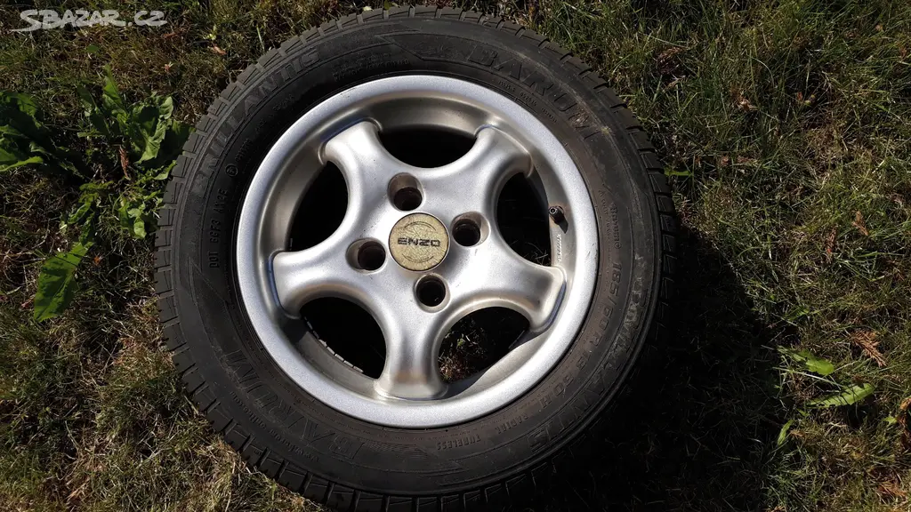 Alu disky s koly 185/60 R 13 80 H - Zlín - Bazar - Sbazar.cz