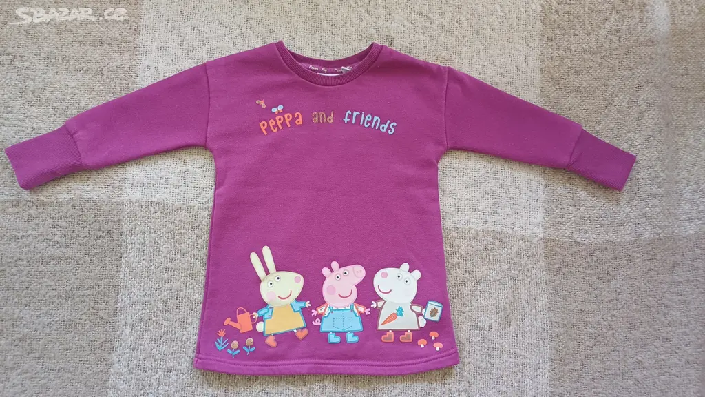 Šaty/mikina Peppa Pig vel. 80/86 - Primark - Čeladná - Bazar - Sbazar.cz