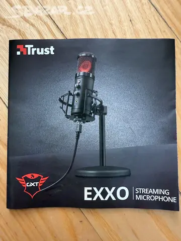 Trust GXT 256 Exxo streaming mikrofon + boom arm - Praha 4 - Bazar ...