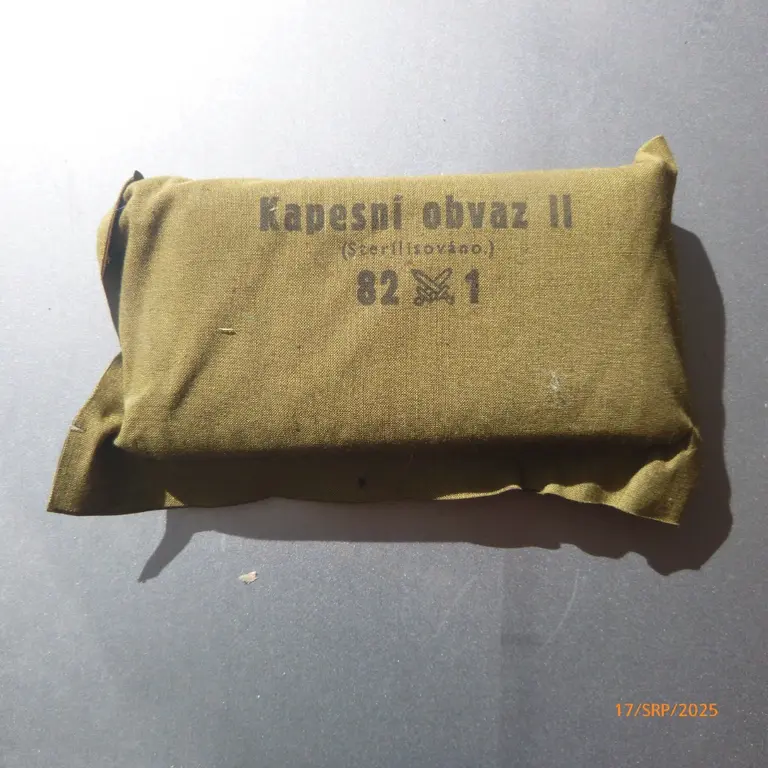 Vojenský obvaz vz. 82 nepoužitý - Hronov - Bazar - Sbazar.cz