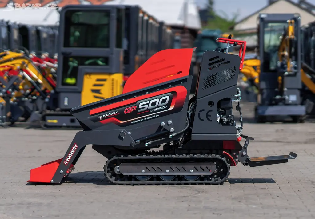 Pásový mini nakladač KINGWAY GP500 DUMPER - Kopřivnice - Bazar - Sbazar.cz