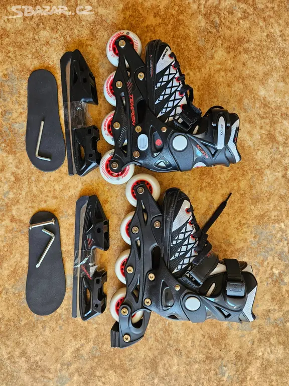 Inline Brusle dětské zima - léto - Kladno - Bazar - Sbazar.cz