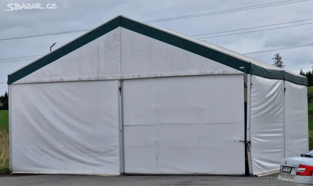 Lehká hala s hliníkovou konstrukcí rozměr 10 x 9 m - Loket - Bazar ...