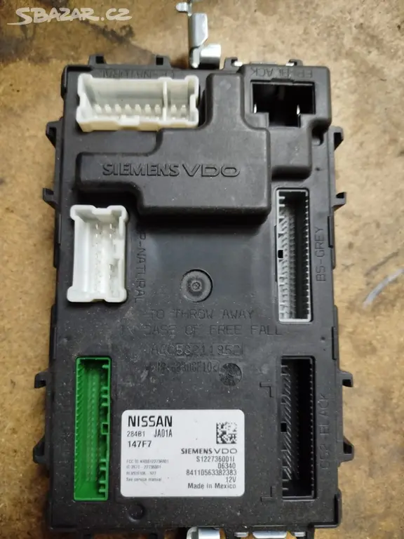 Nissan Altima (L32) - riadiaca jednotka BCM - Starý Hrozenkov - Bazar ...